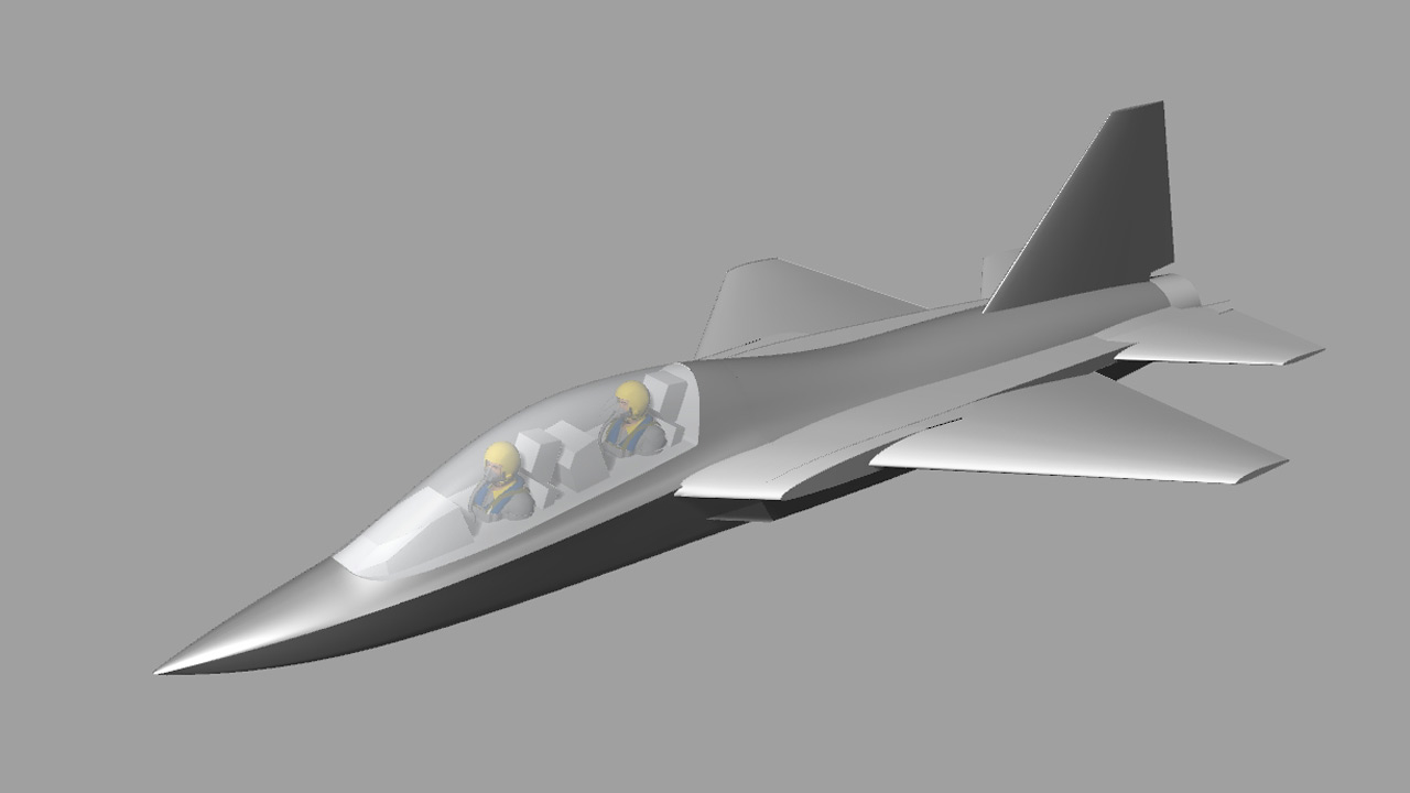 fly2air.com Flugmodelle - Mako (EADS Konzept-Jet)